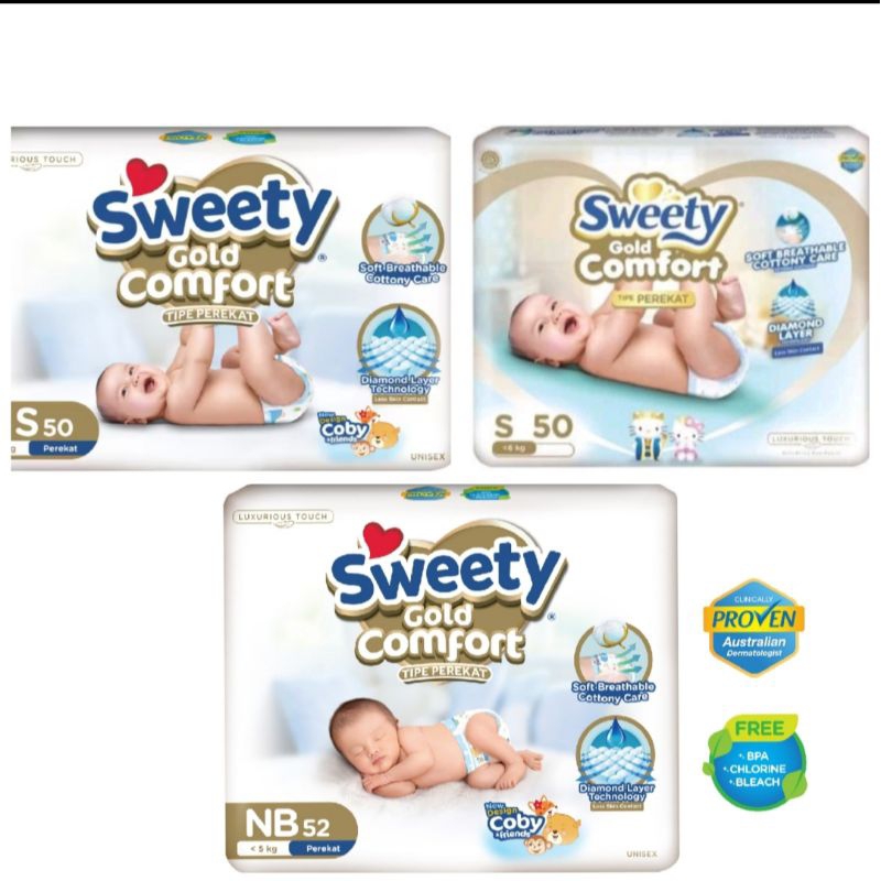 Jual Sweety gold comfort S50 / sweety gold S50 / NB52 / sweety gold ...