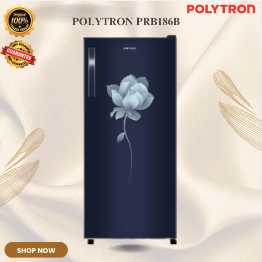 Jual Polytron Kulkas 1 Pintu Metallic PRB186B 180 Liter/PRB-186B/PRB ...