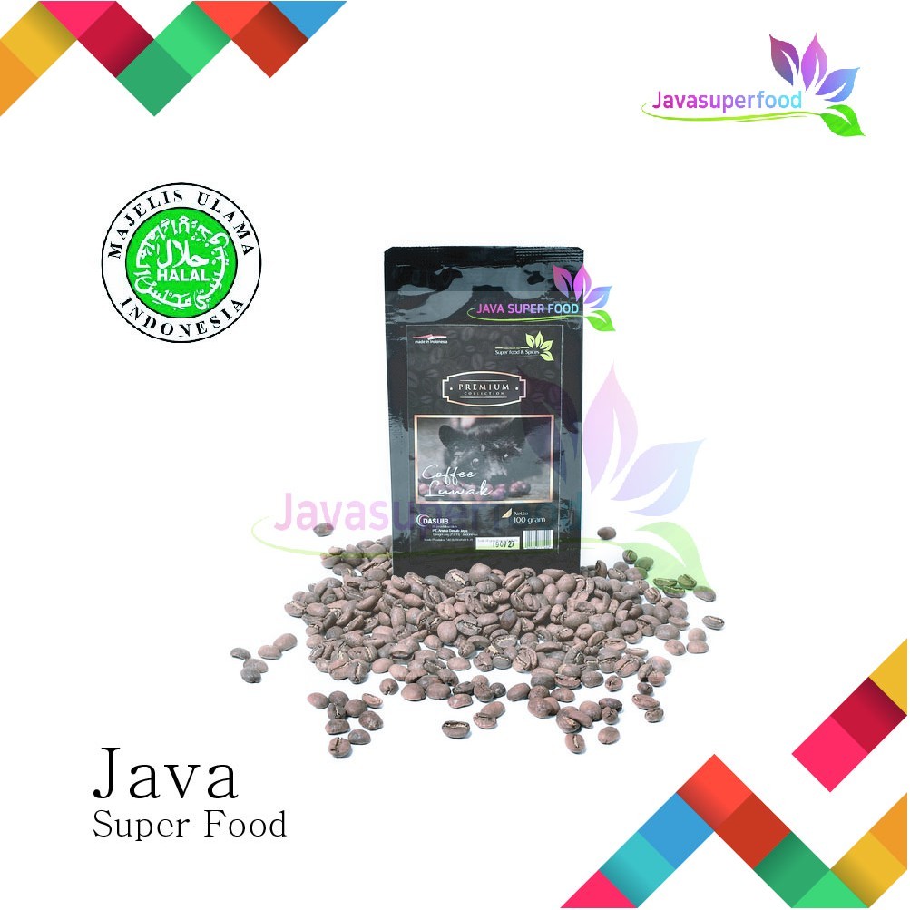 Jual BIJI KOPI LUWAK ROASTING JAVA SUPER FOOD 100 GRAM | Shopee Indonesia