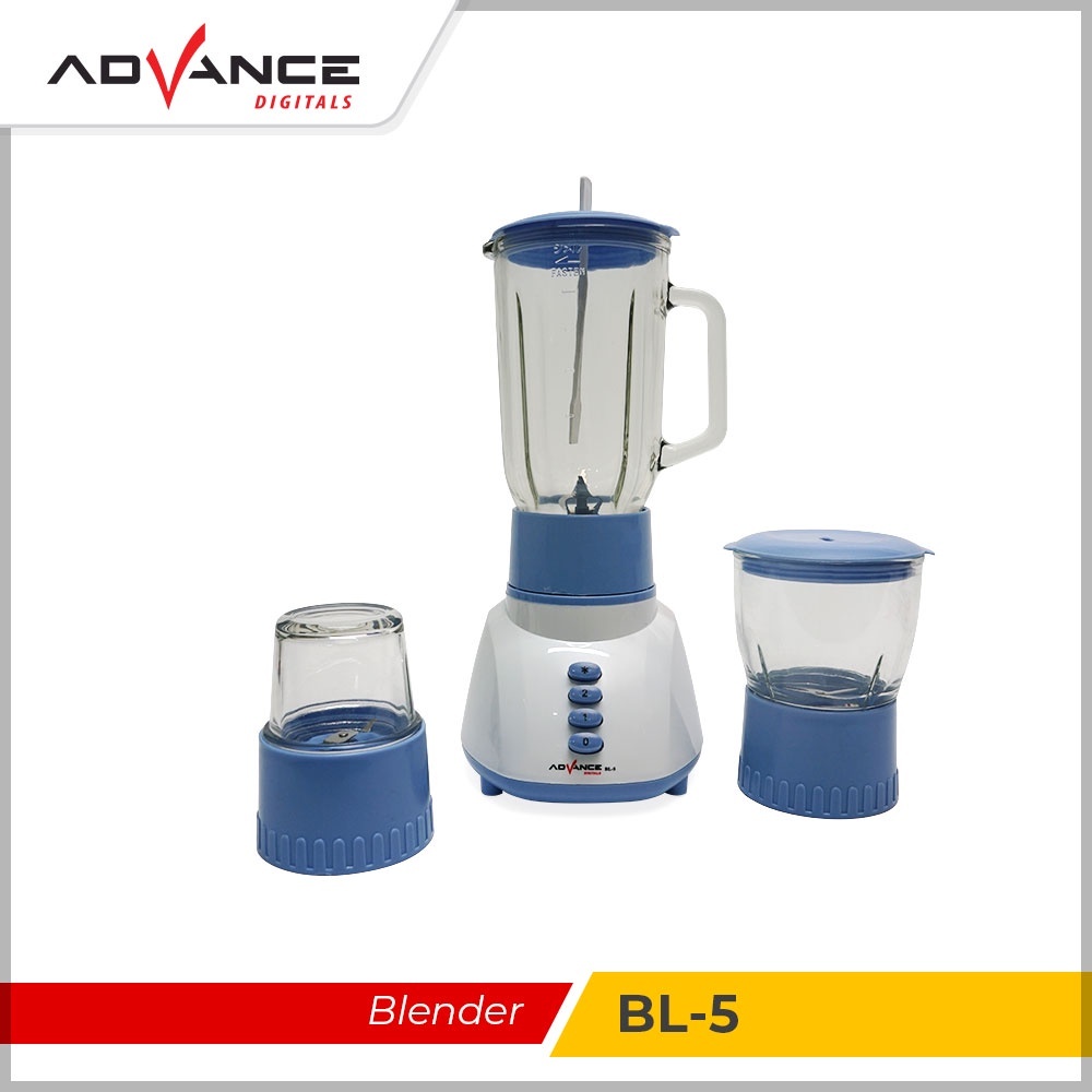 Jual ADVANCE BL-5 Blender Multifungsi 3 In 1 Blender Jus Juicer Gelas 1 ...