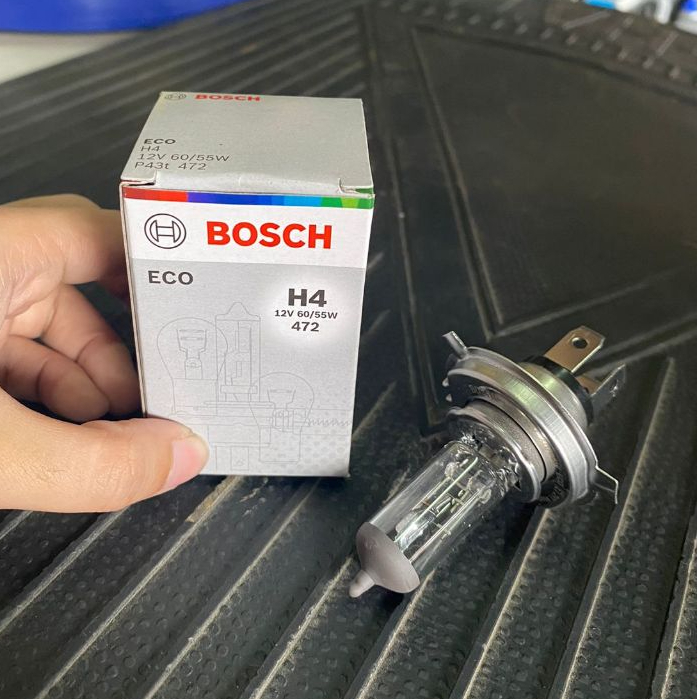 Jual BOSCH Bohlam H4 12v 60-55w Lampu Depan Mobil P43t 472 Avanza Xenia ...