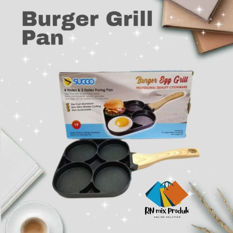Jual SUGGO Cetakan Telur/Telor Wajan Pancake/ Burger Egg Grill Frying ...