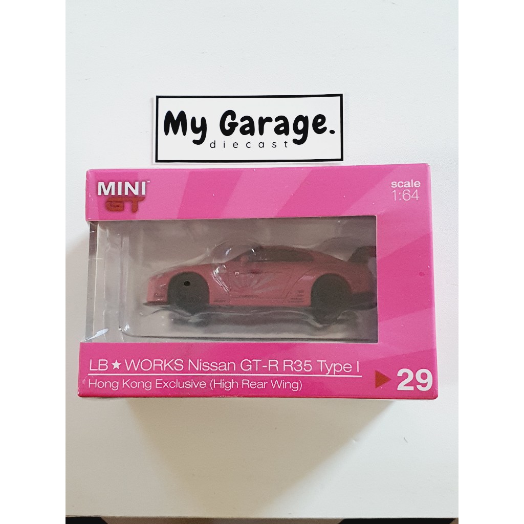 Jual Mini GT no 29 - Nissan GT-R R35 Pink Hong Kong | Shopee Indonesia