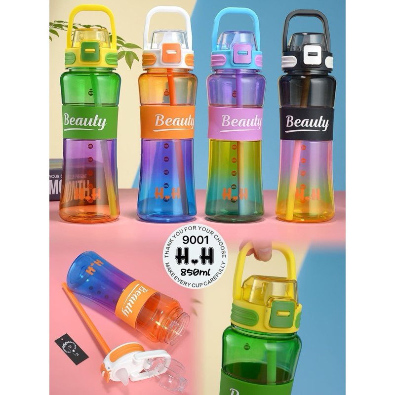 Jual Heenoor Botol Plastik Bahan Premium Tutup Gelas Dengan Saringan+ ...