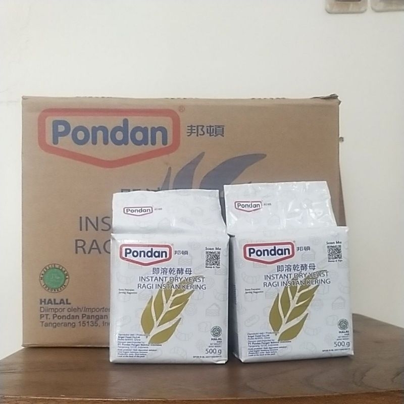 Jual Pondan Ragi Instan 500g / pengembang kue / Instan Dry Yeast 500g ...