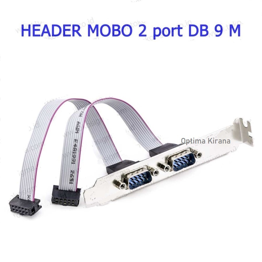 Jual Kabel Motherboard Mobo Main Board HEADER 2 Port SERIAL RS232 RS ...