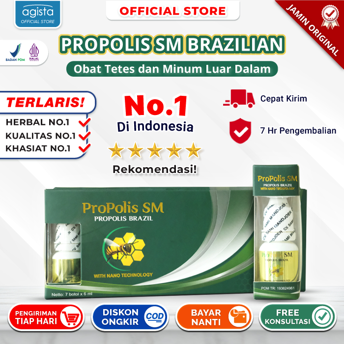 Jual Propolis Sm Brazil Obat Sinusitis Polip, Pilek Flu, telinga ...
