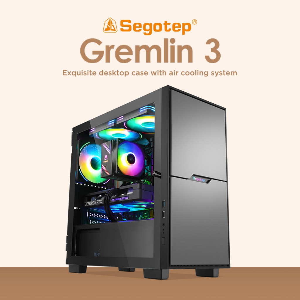 Jual SEGOTEP GREMLIN 3 (M-ATX Premium PC Case) | Shopee Indonesia