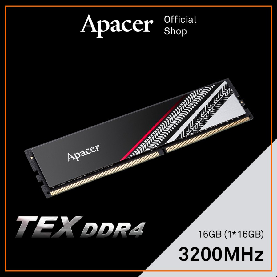 Jual Ram Apacer TEX DDR4 3200MHz /2666Mhz 16GB 8GB - Longdimm Apacer ...