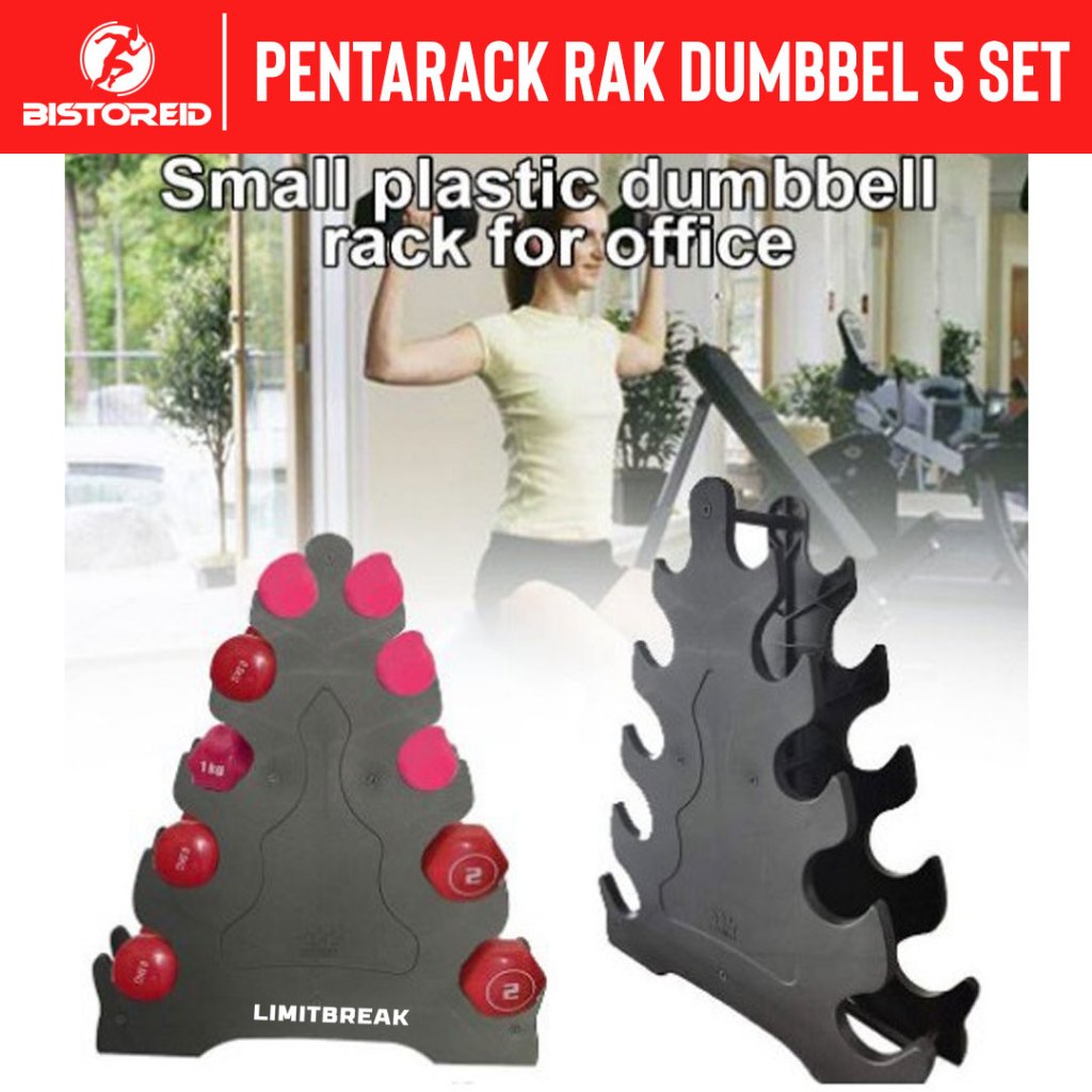 Jual LIMITBREAK PENTARACK TRIORACK Rak Dumbell 3 5 Tingkat Set Dumbbell ...
