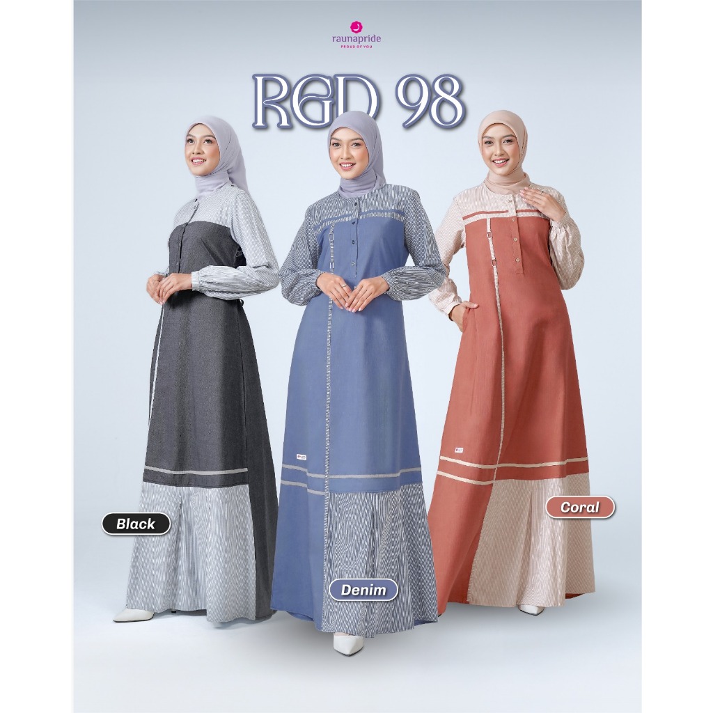 Jual [RGD 98] BAJU GAMIS RAUNA TERBARU RGD 98 || BAJU SEHARI- HARI ...