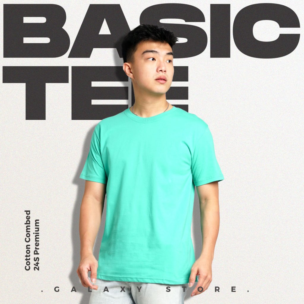 Jual Kaos Polos Hijau Tosca Muda S-XL Cotton combed 24s Premium Lengan ... Jual Kaos Polos Hijau Tosca Muda S-XL Cotton combed 24s Premium Lengan ...