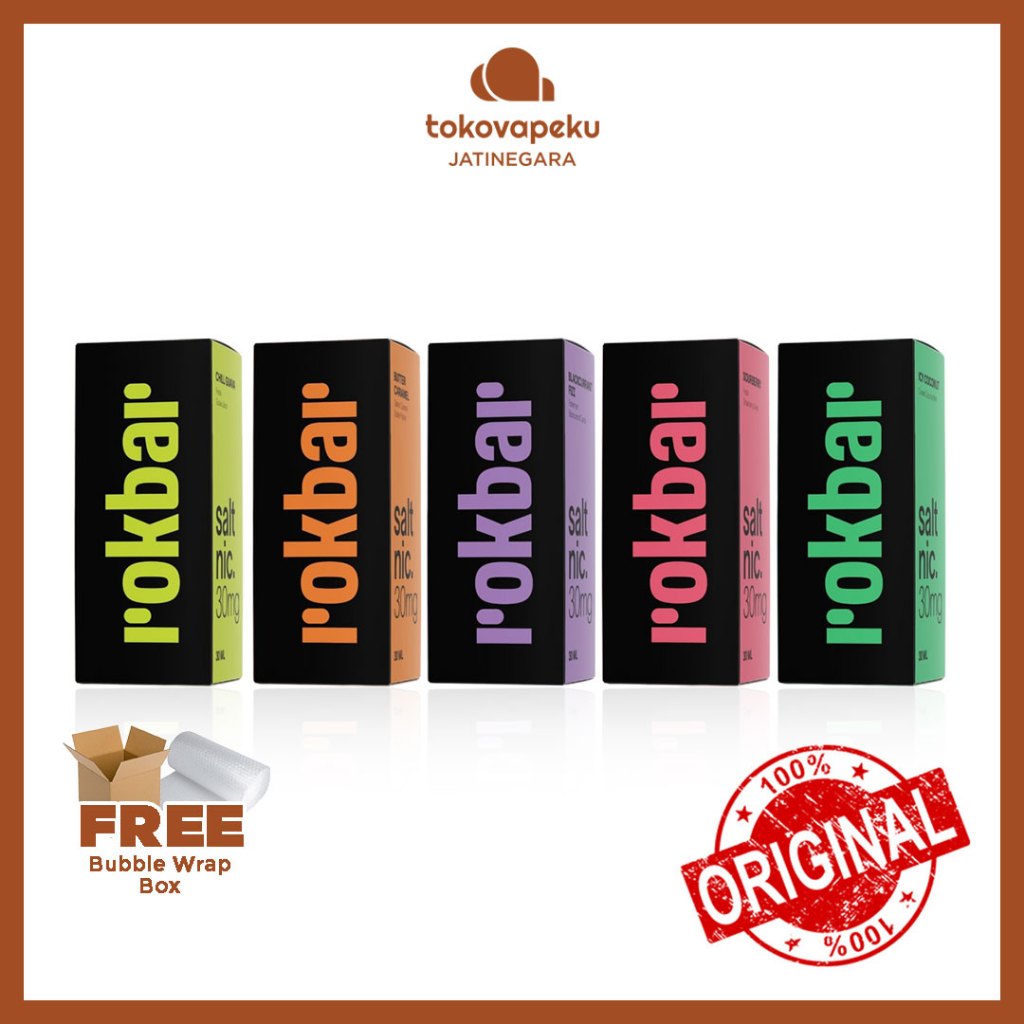 Jual ROKBAR SALTNIC SERIES 30MG ROKBAR SALT 30ML ORI by ROKBAR.CO ...