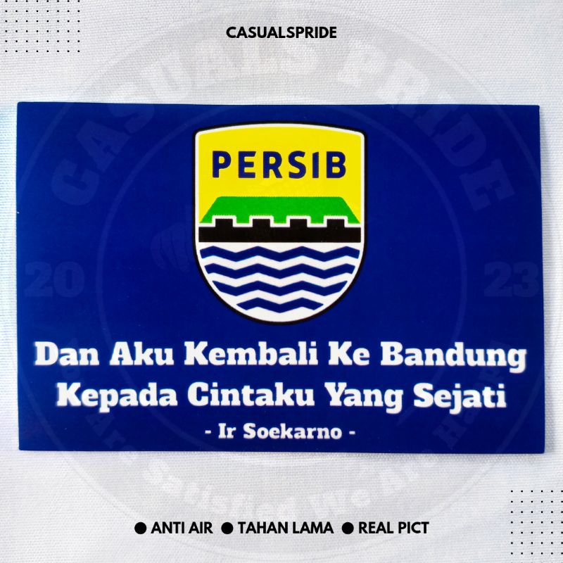Jual Stiker Bendera Persib Bandung Bobotoh ( Casuals Ultras Hooligan ...