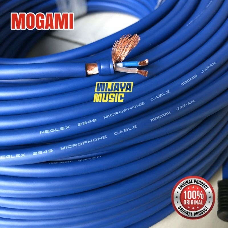 Jual Kabel Microphone MOGAMI 2549 Neglex ORIGINAL Made in Japan Panjang ...