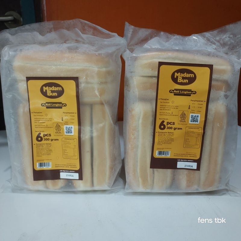 Jual ROTI FROZEN / ROTI LONGBUN / ROTI HOTDOG isi 6 | Shopee Indonesia