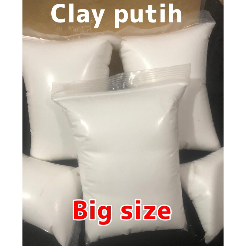 Jual CLAY PUTIH MAINAN ANAK IMPORT JUMBO SOFT CLAY FOAM CLAY AIR DRY ...