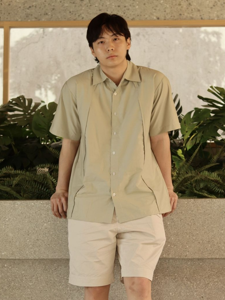 Jual HANMU - French Seam Shirt | Shopee Indonesia