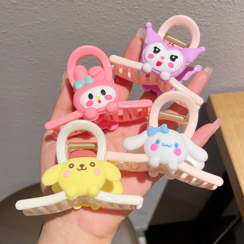 Jual JEPIT RAMBUT KARAKTER SANRIO AKSESORIS RAMBUT LUCU JEDAI LOTSO KUROMI POMPURIN MELODY ...