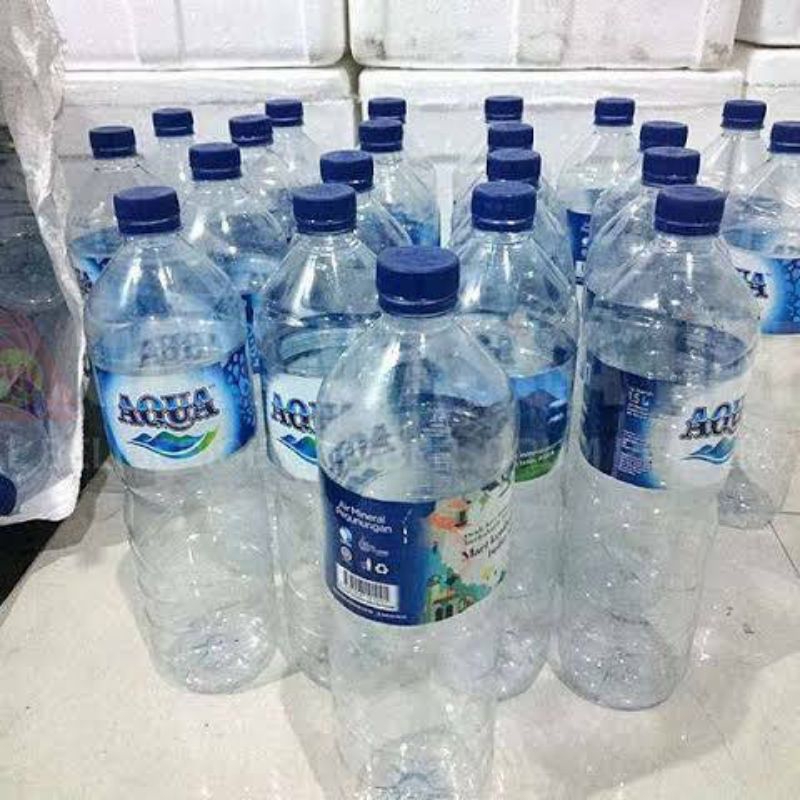 Jual Botol Aqua bekas 1500 ml (isi 25 pcs) | Shopee Indonesia