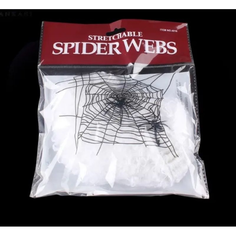 Jual Kapas Jaring Laba Laba Dekorasi Halloween Spider Web / Sarang Laba ...