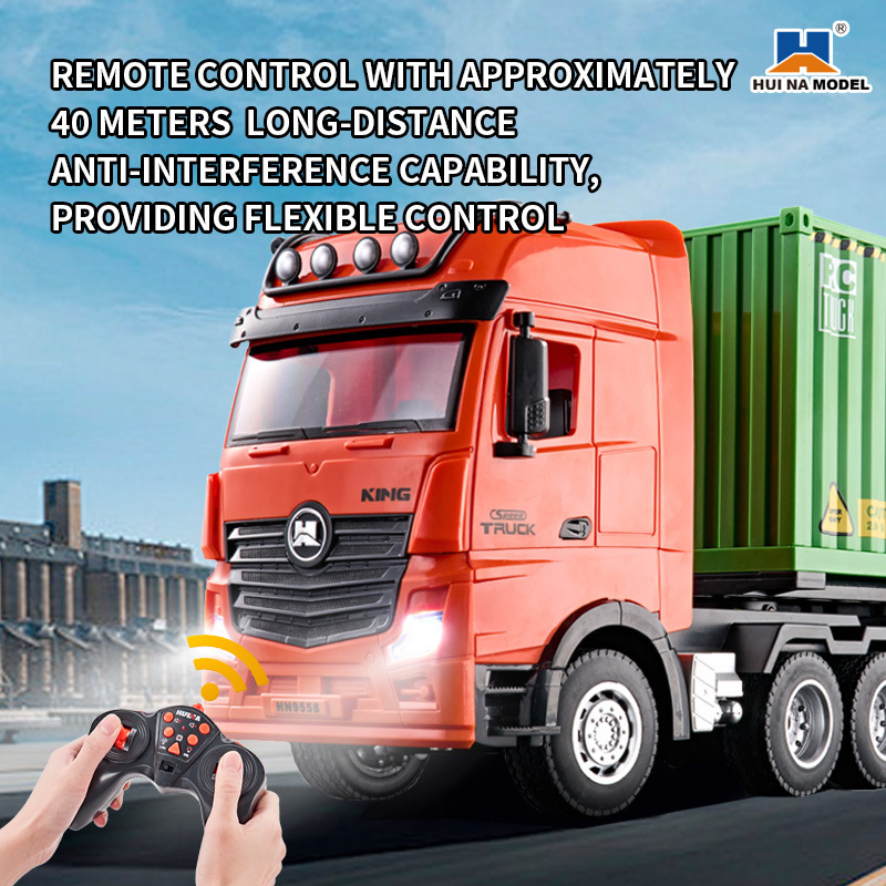 Jual Huina 1317 1/18 RC Truck Container 9CH Alloy Remote Control ...