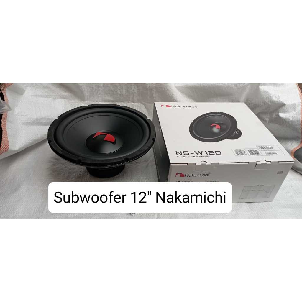 Jual Subwoofer Nakamichi NS W12D - Sub Woofer Subwoofer Nakamichi 12inch Double Coil ns-w12d ...