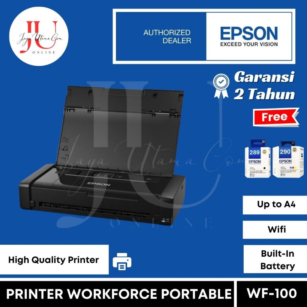 Jual PRINTER EPSON WF100 PRINT PORTABLE | Shopee Indonesia