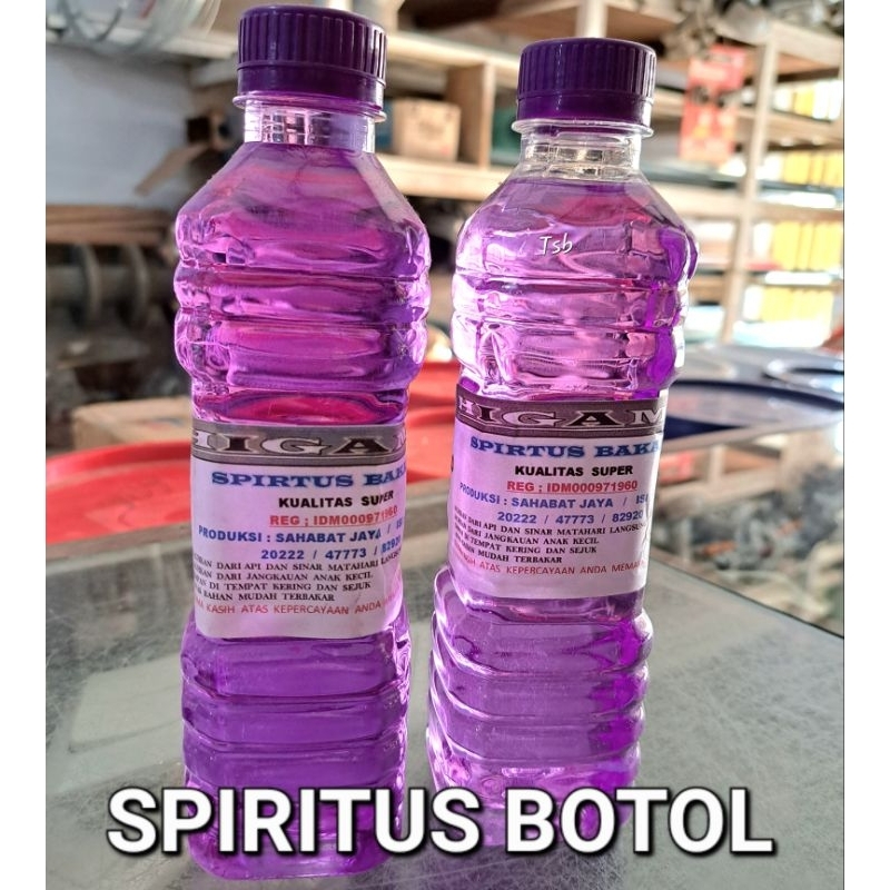 Jual SPIRITUS BOTOL SPIRITUS KUALITAS SUPER 500cc | Shopee Indonesia