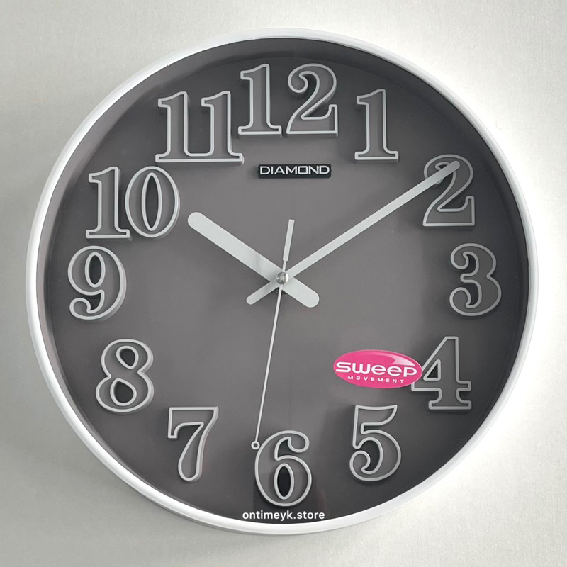 Jual Jam Dinding Diamond Original 29.5 cm Sweep/Tanpa Suara Dekorasi ...