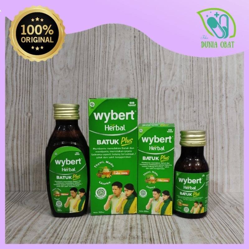 Jual [60ml & 100ml] Wybert herbal syrup | batuk pilek | hidung ...