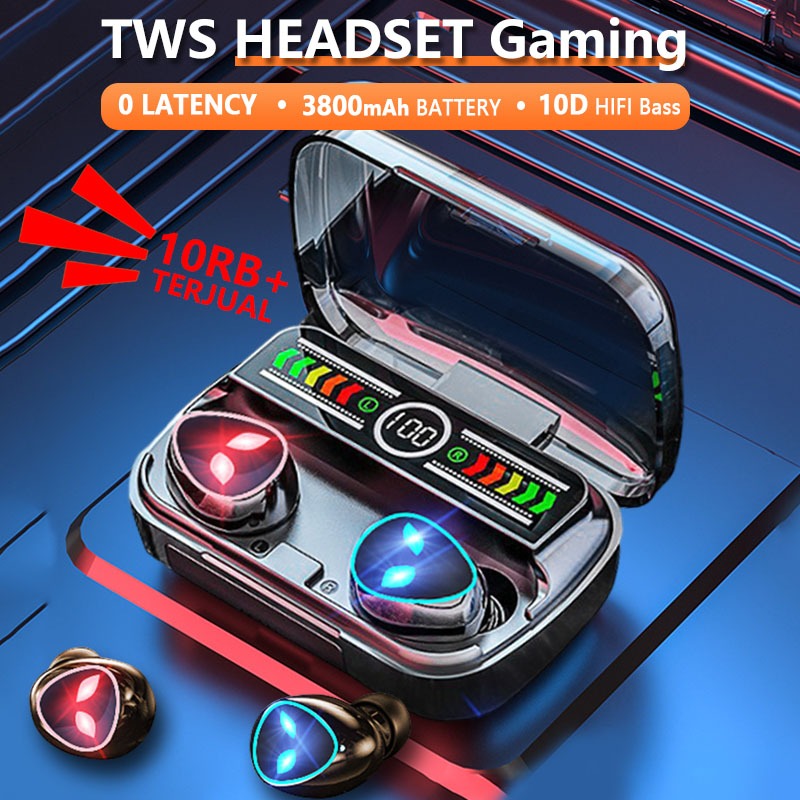 Jual 【BAGUS】TWS M20 Pro Wireless Earphone Bluetooth V5.3 TWS Gaming ...