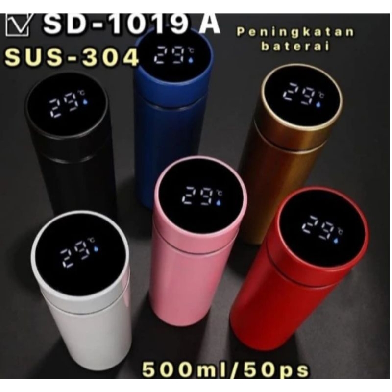 Jual Termos / Tumbler LED suhu sakura | Shopee Indonesia