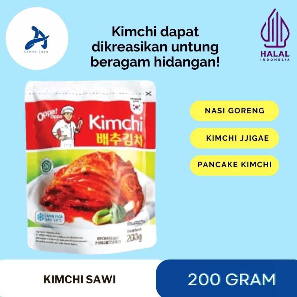Jual KIMCHI Sawi Fresh / Kimchi Halal / Kimchi Korea 200G - Makanan ...