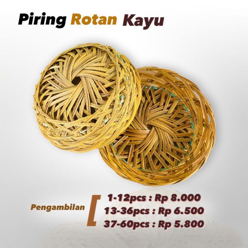 Jual Piring Rotan | Shopee Indonesia