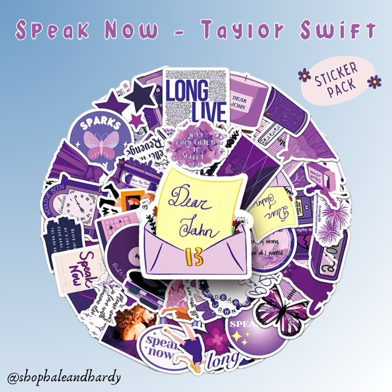 Jual Taylor Swift Sticker Pack - SPEAK NOW | Stiker Mini TS Swiftie ...