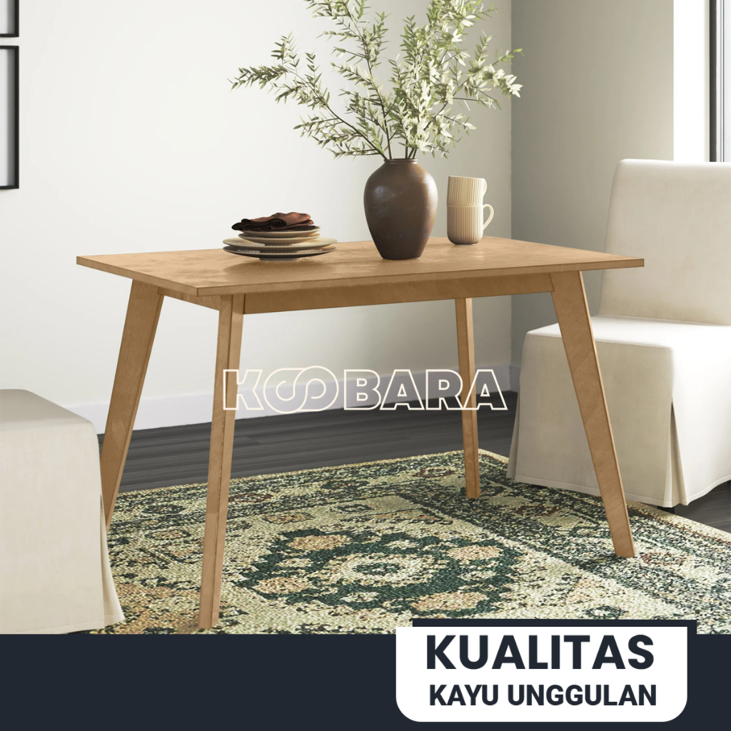 Jual Meja Makan Persegi Panjang Meja Makan Kayu Meja Makan Skandinavia ...
