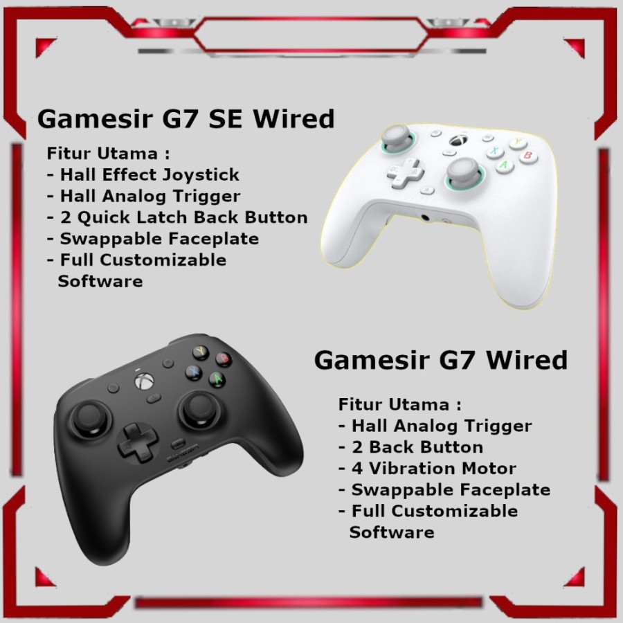 Jual GameSir G7 / G7 SE Wired Gamepad Controller Joystick for XBOX Series One / X / S PC Windows ...