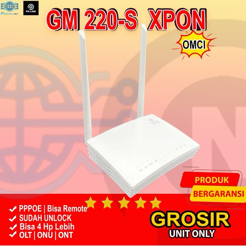 Jual GM 220 S V9 XPON EPON GPON ONUONT SUPPORT OMCI BRIDGE 4 SSID ...