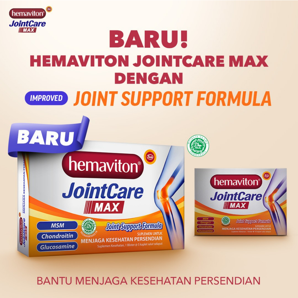 Jual Hemaviton JointCare Joint Care MAX Suplemen Sendi Blister (Isi 5 ...