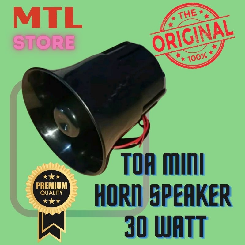 Jual TOA MINI 30 WATT//HORN SPEAKER//TOA PATWAL// SUARA JOS 12 volt | Shopee Indonesia