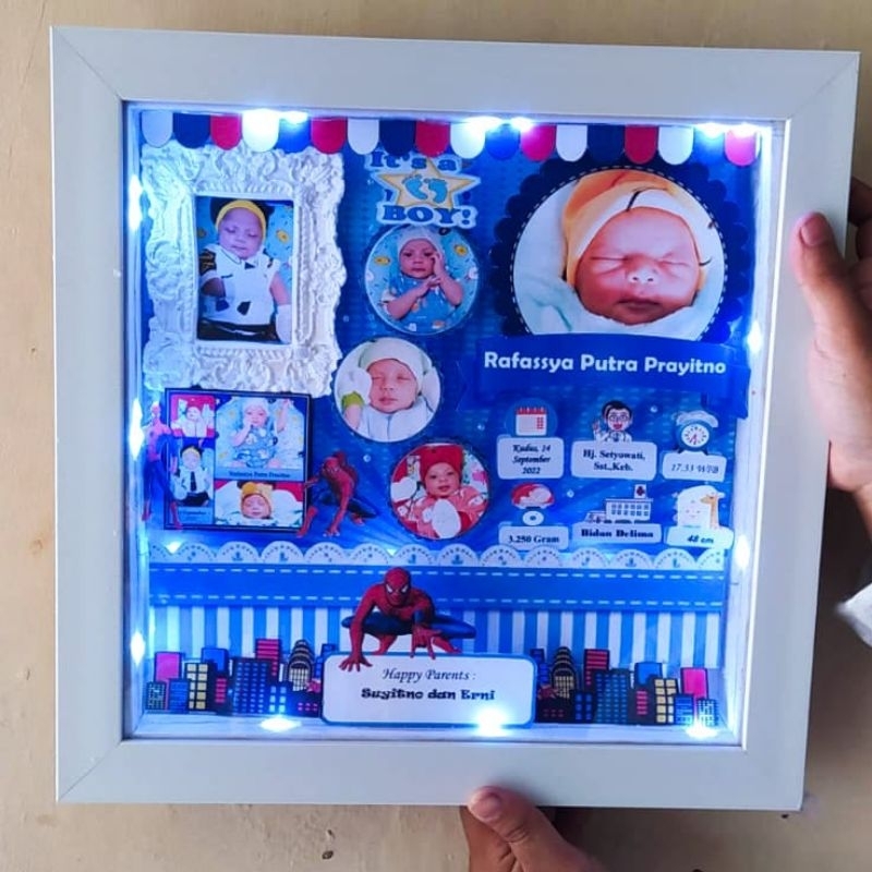 Jual Tambahan aksesoris baby frame (jam/ mini buket bunga/ resin ...