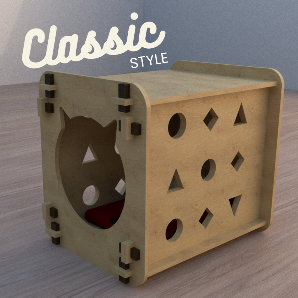 Jual MARVELWOODCUT- KANDANG KUCING CUSTOM PUZZLE MUDAH DIRAKIT/RUMAH ...