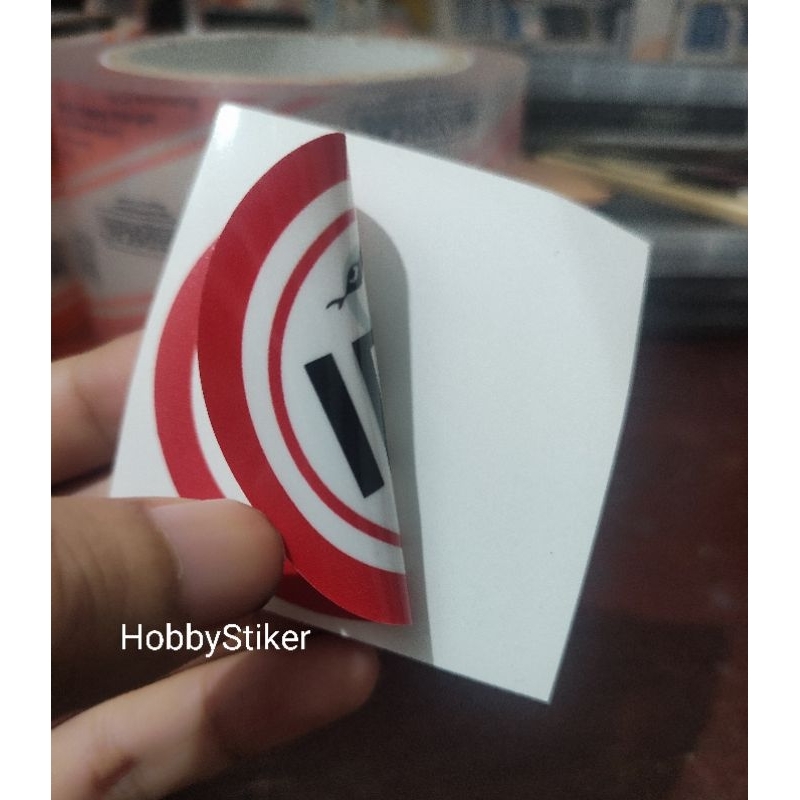 Jual Custom stiker tempel dalam kaca mobil 2 sisi bolak balik untuk ...