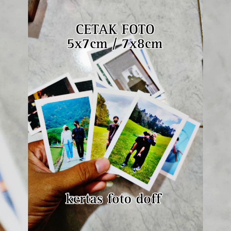 Jual cetak foto 5x7 5x8 cm cetak coto 7x8 cm kertas foto doff | Shopee ...