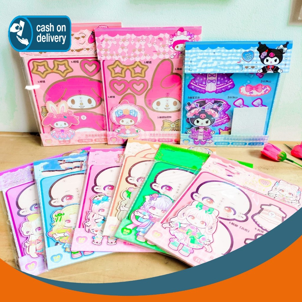 Jual DIY PAPER DOLL SANRIO KODE JW009 DIY-1173 ( UKURAN BESAR ) RAKIT ...
