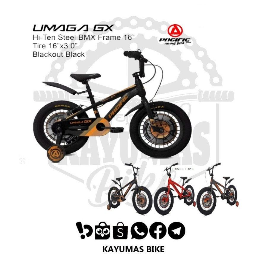 Jual SEPEDA BMX 18 PACIFIC UMAGA GX | Shopee Indonesia