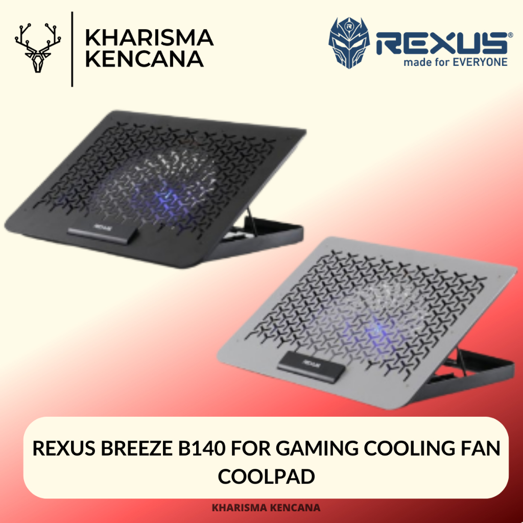Jual REXUS BREEZE B140 FOR GAMING COOLING FAN COOLPAD | Shopee Indonesia