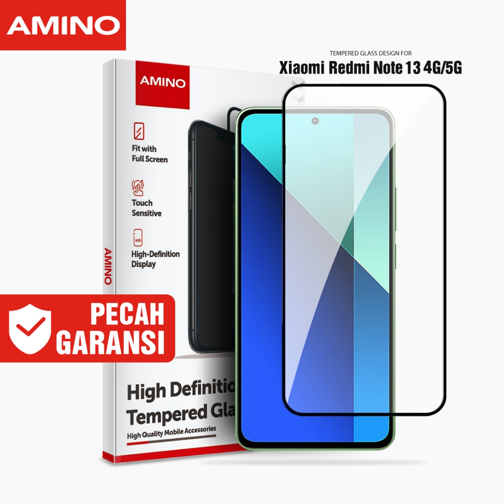 Jual AMINO Tempered Glass 5D Untuk Xiaomi Redmi Note 13 4G / Xiaomi Redmi Note 13 5G 6.67 inch ...