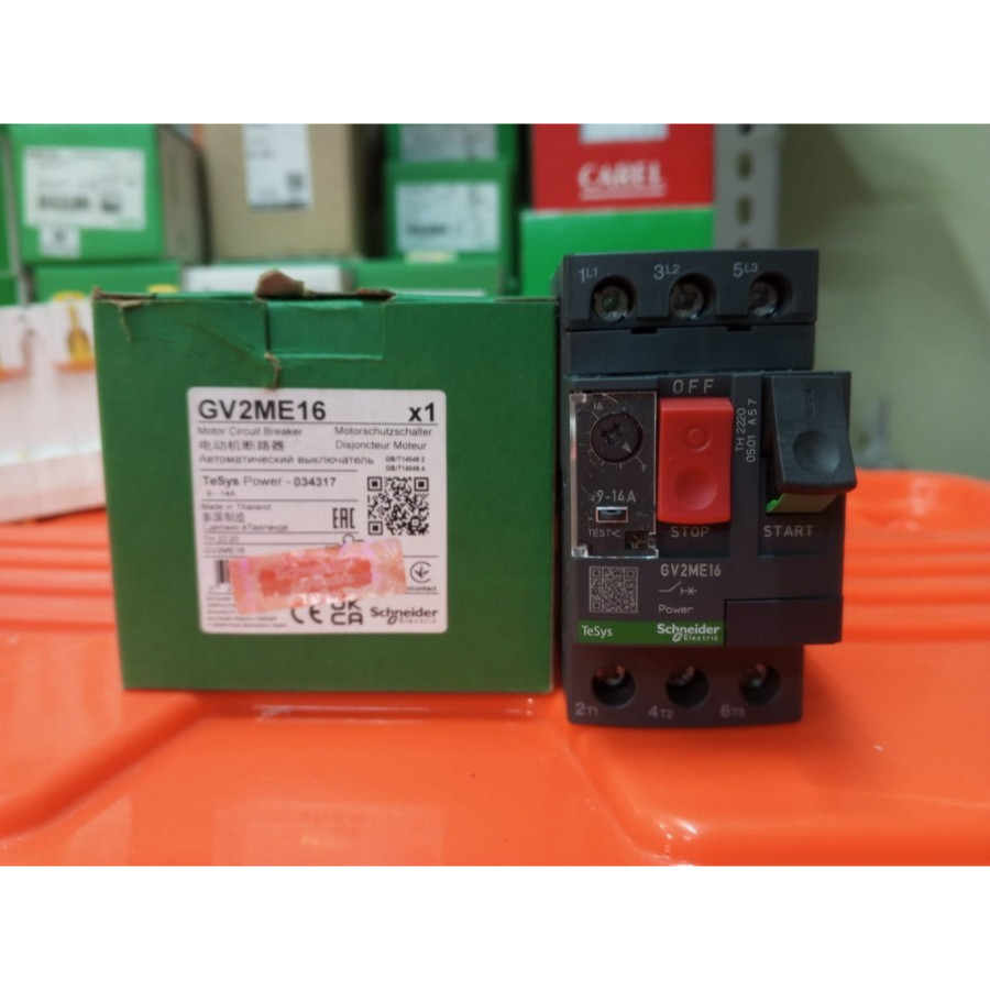 Jual Motor Circuit Breaker Schneider gv2me 16 GV2ME16 9A-14A 5.5KW ...